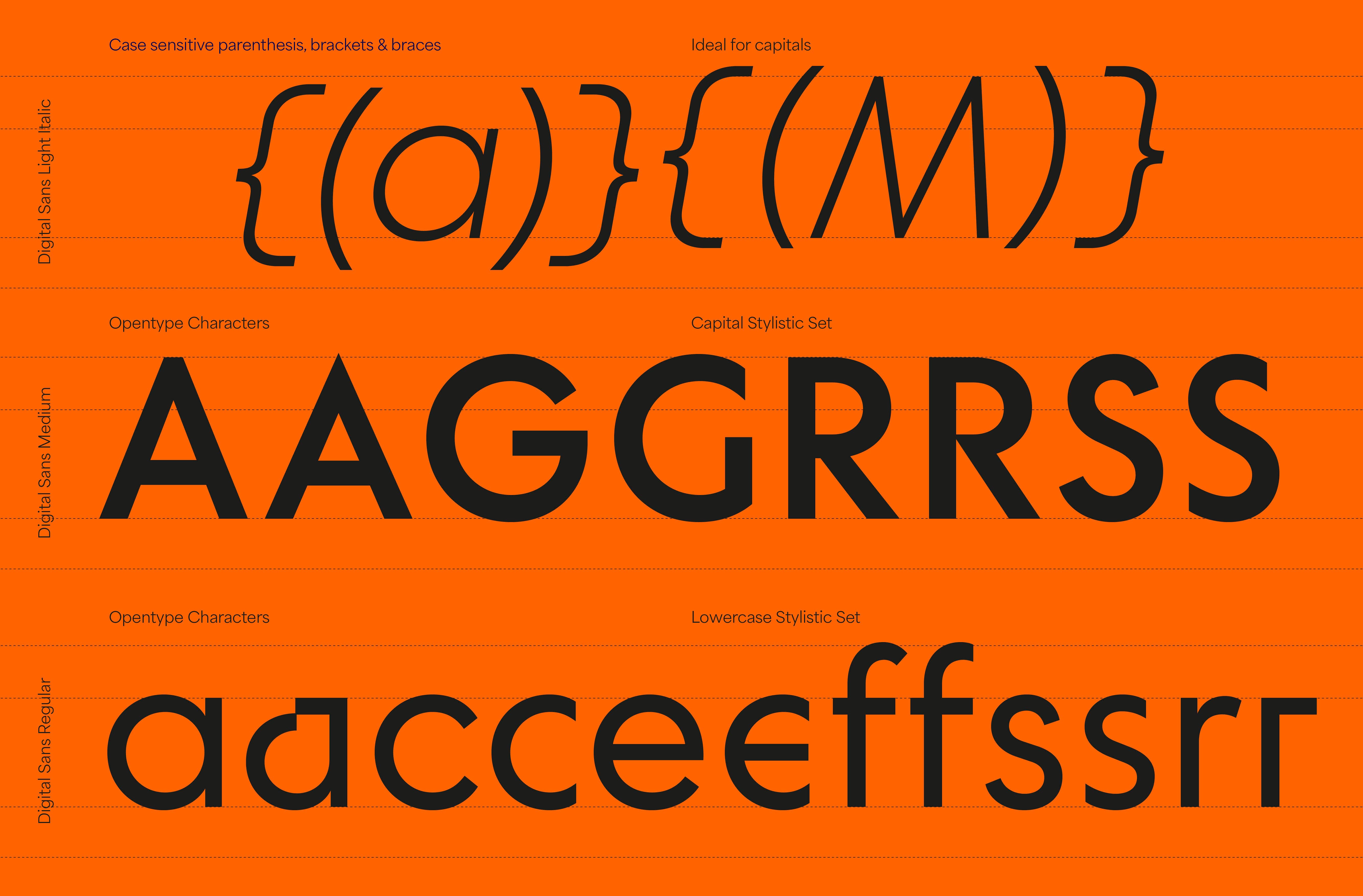Digital Sans is a timeless geometric sans font family | French Type ...