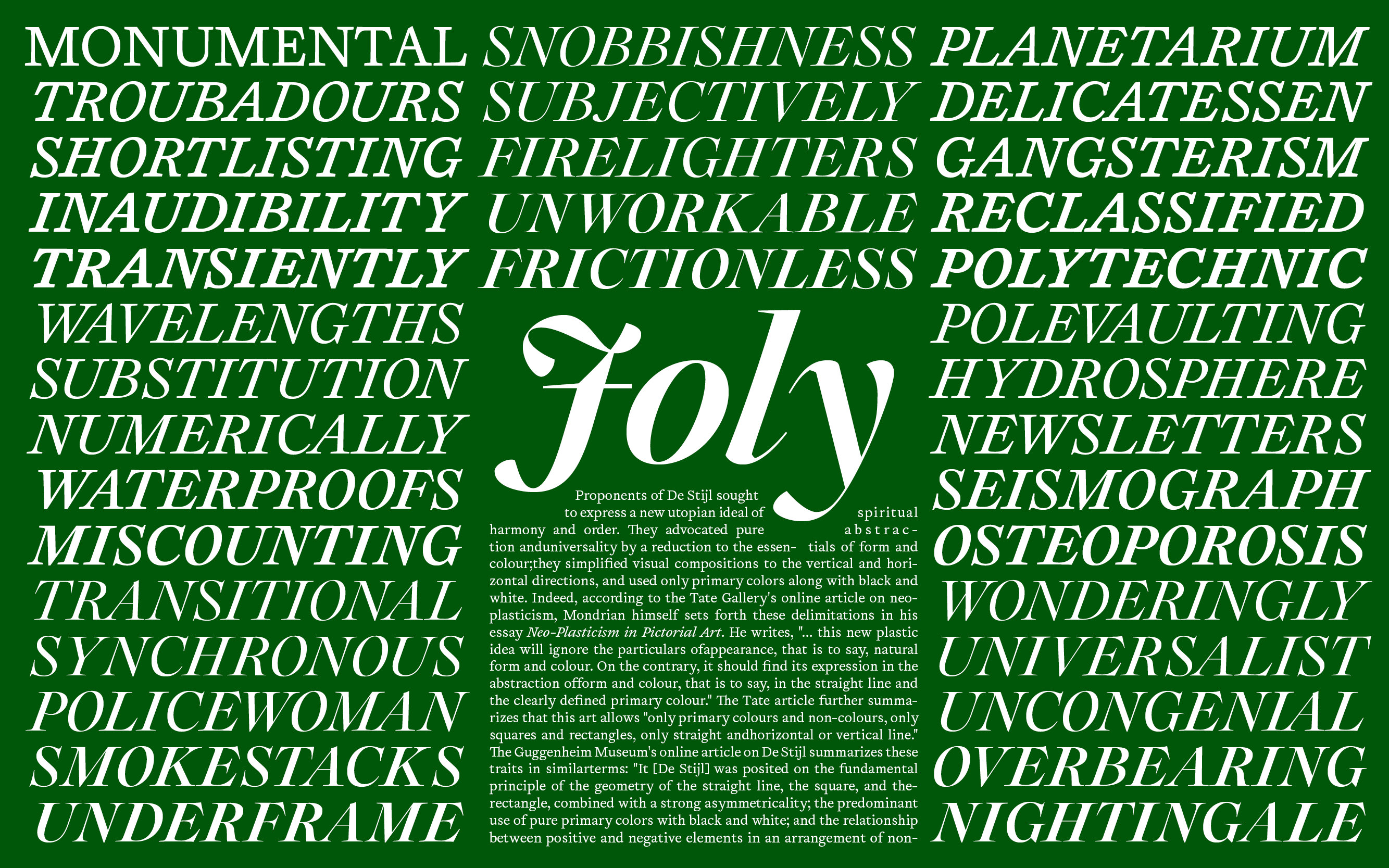 Joly | Type Design foundry | We design fonts for blazing hot projects!