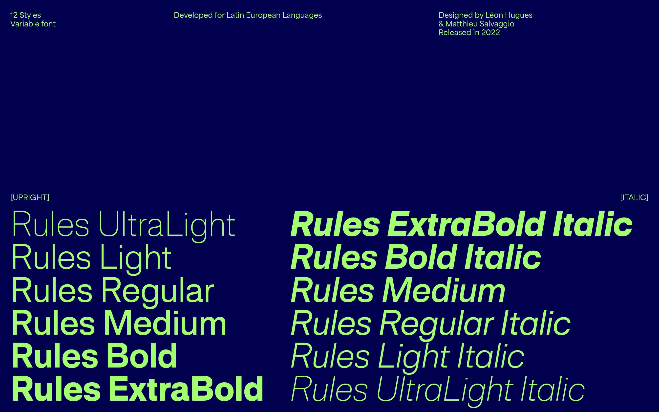 Rules | Type Design foundry | We design fonts for blazing hot projects!
